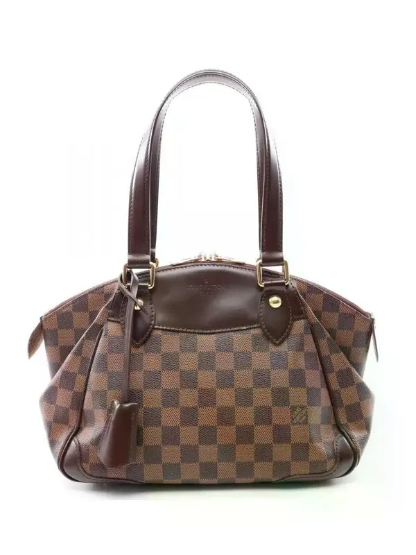 LOUIS VUITTON Damier Ebene Verona Pm Shoulder Bag - Brown