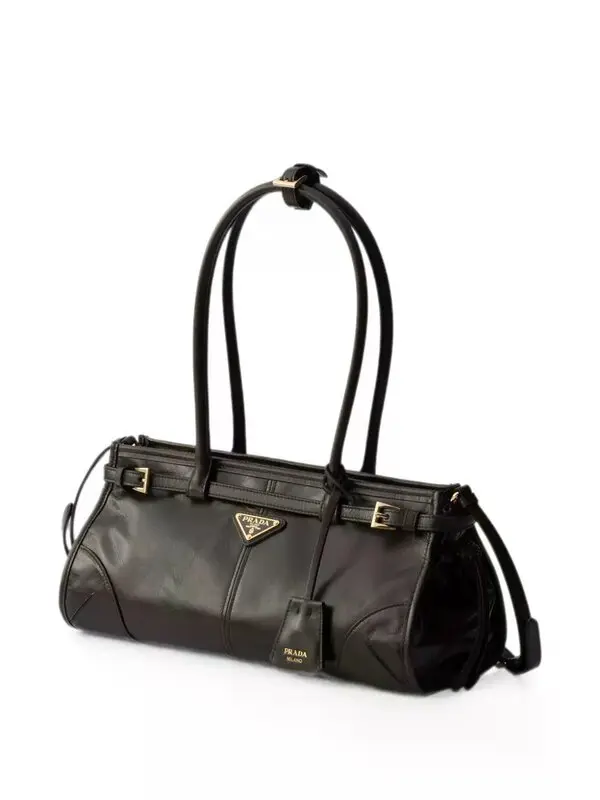 Prada Bonnie Medium Leather Bag - Brown