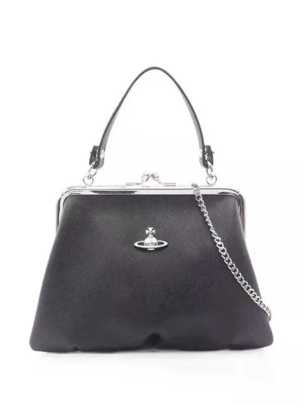 VIVIENNE WESTWOOD Granny Orb Shoulder Bag - Grey