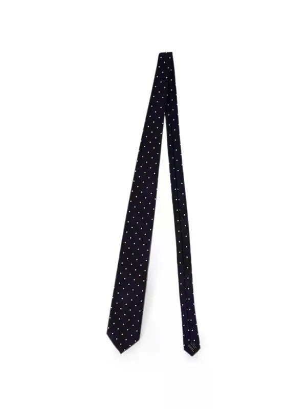 TOM FORD Polka-dot Silk Tie - Blue