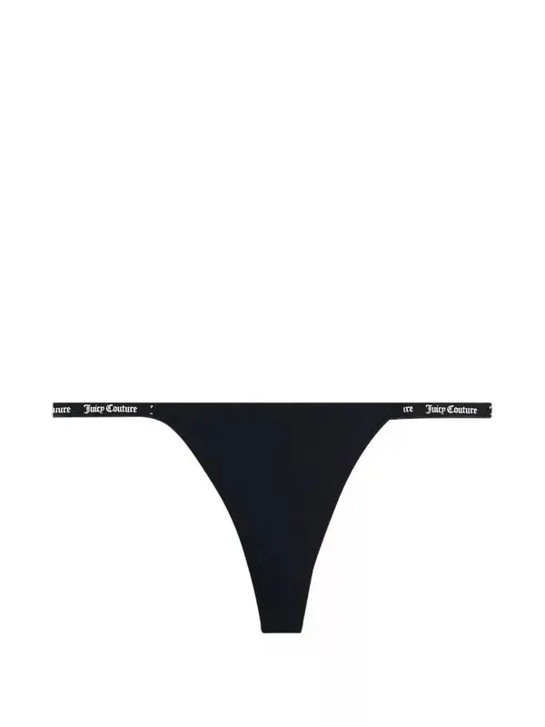 Juicy Couture Logo-tape Thong Set
