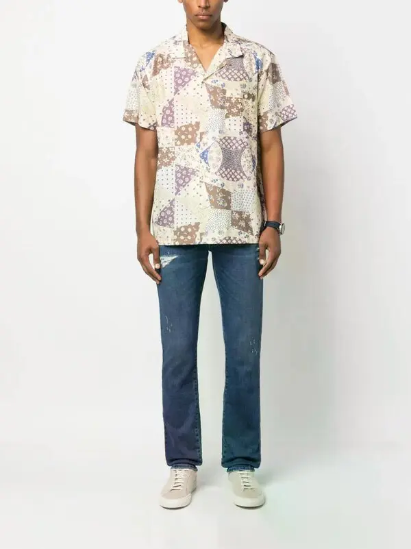 Jacob Cohen Ripped Straight-leg Jeans