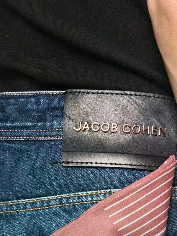 Jacob Cohen Stonewashed Straight-leg Jeans