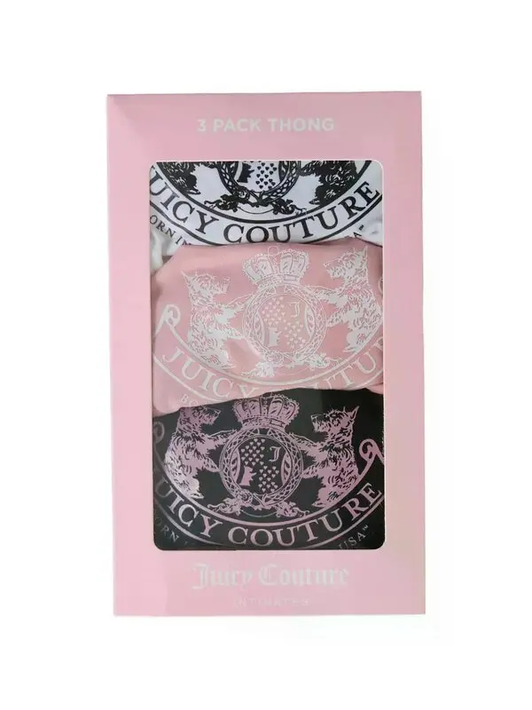 Juicy Couture Logo-print Thongs