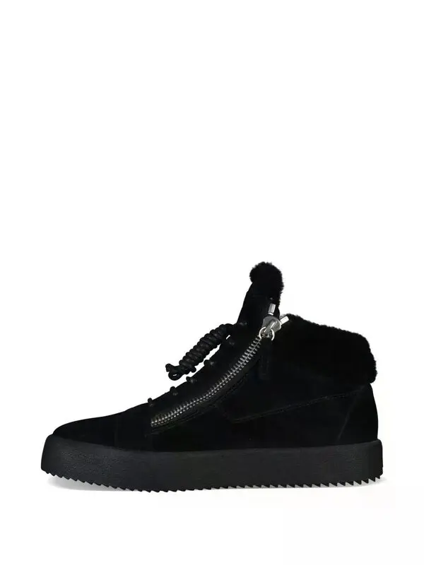 GIUSEPPE ZANOTTI Kriss Studded High-top Sneakers