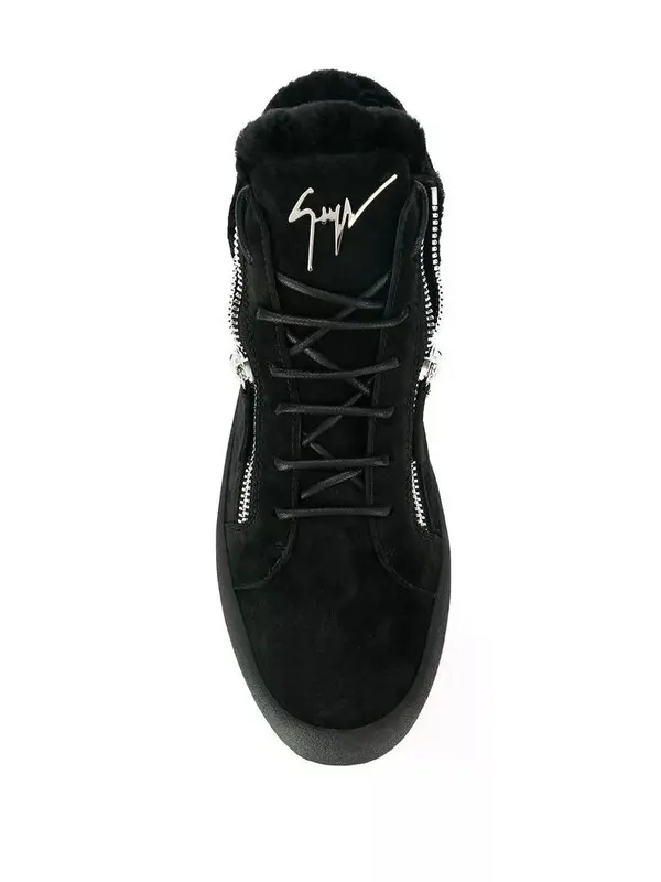 GIUSEPPE ZANOTTI Kriss Studded High-top Sneakers