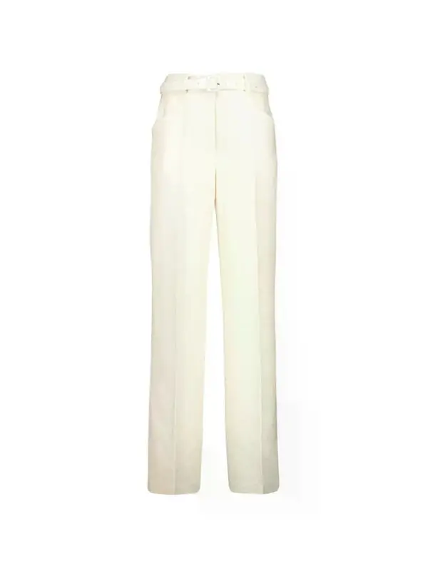Gabriela Hearst Norman Belted Tailored Trousers