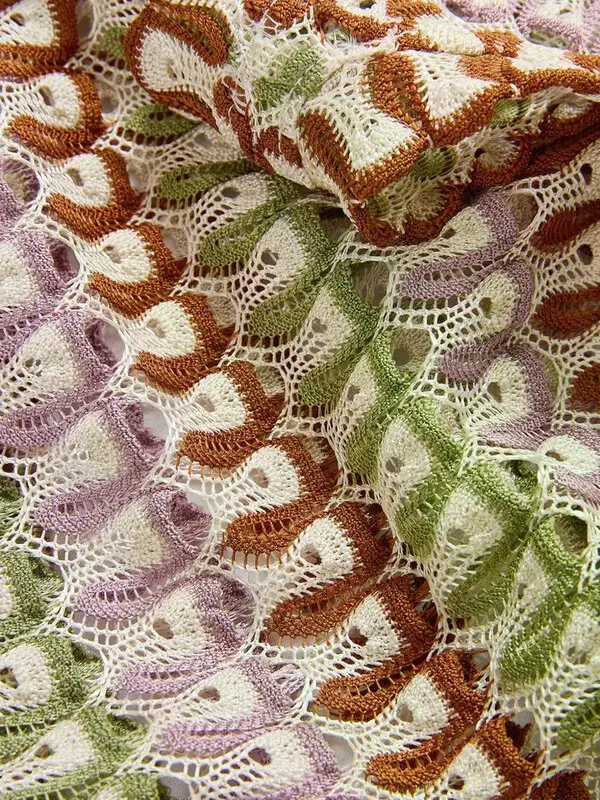 Veronica Beard Rhett Crochet Knit Tank Top