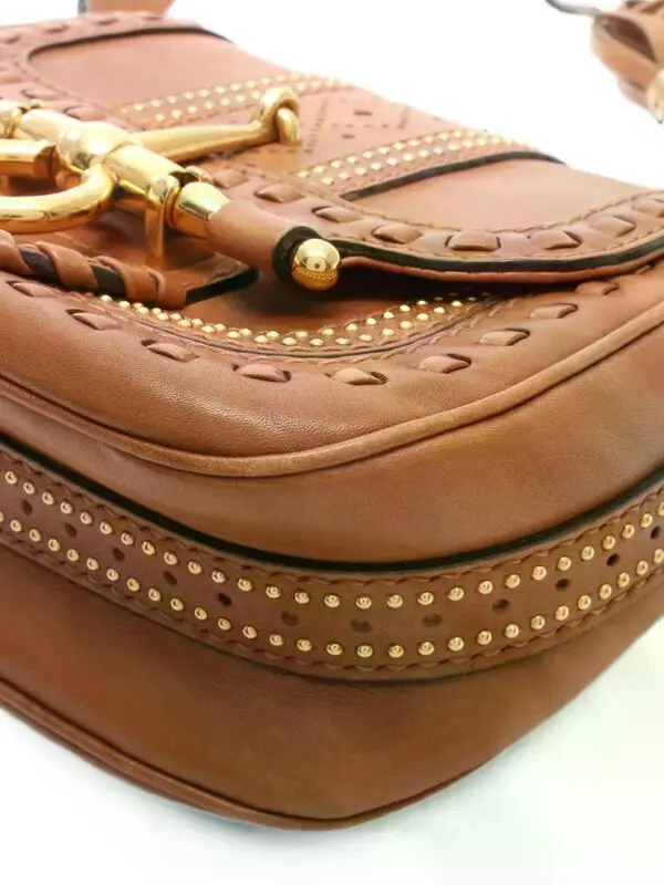 Gucci 2000s Bamboo Horsebit Shoulder Bag