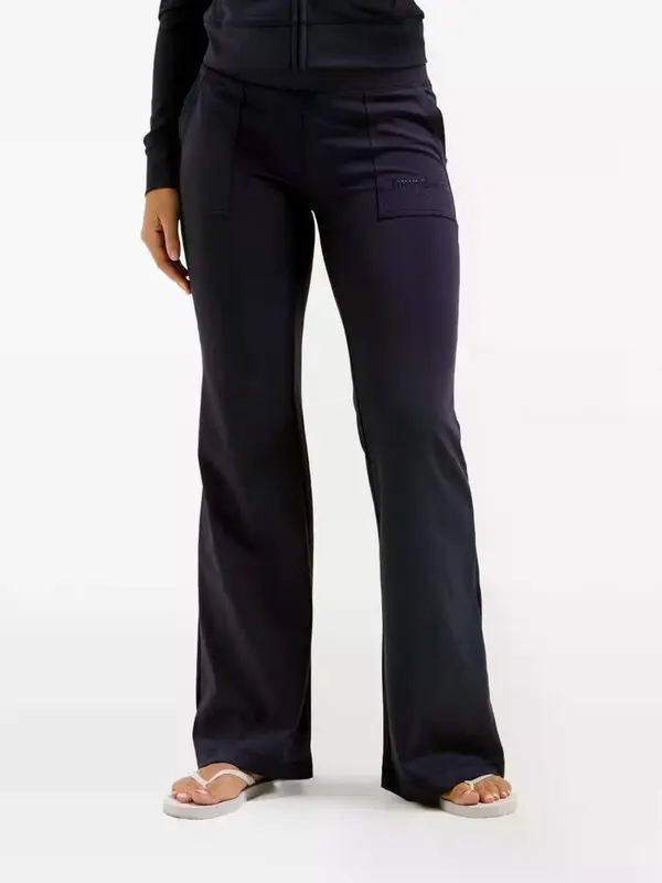 Juicy Couture Logo Embroidered Flared Track Pants