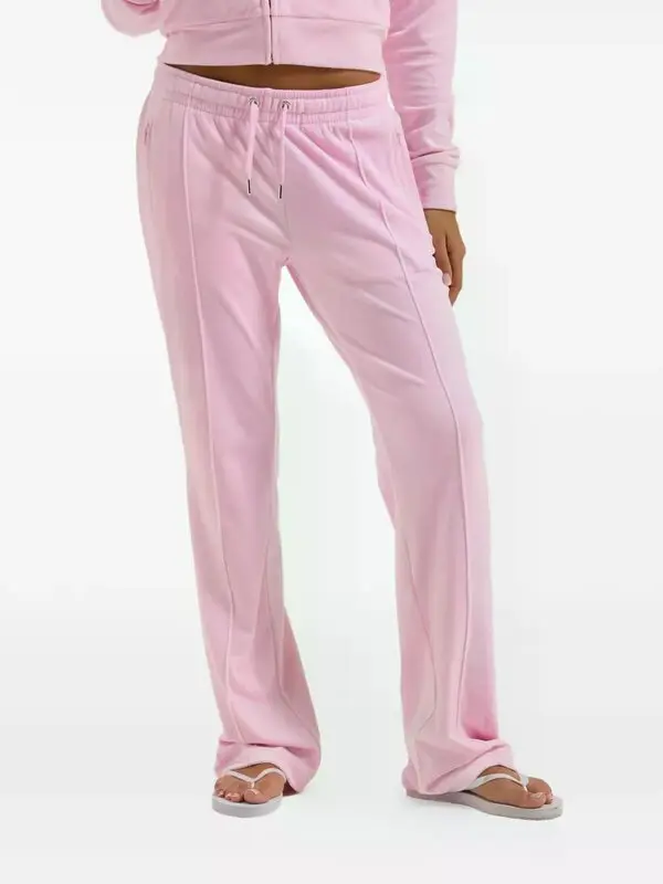 Juicy Couture Diamanté-logo Velour Track Pants