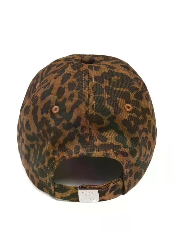 Juicy Couture Leopard-print Crystal-embellished Cap