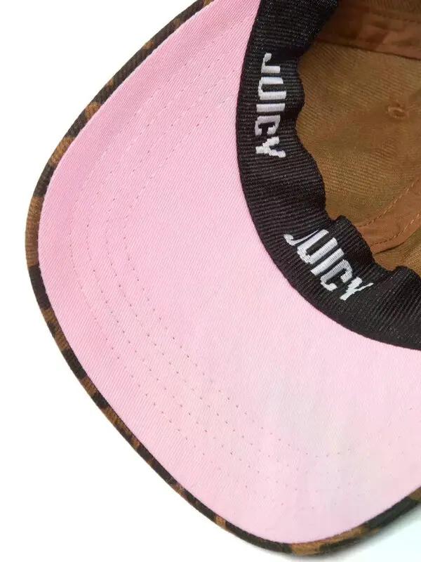 Juicy Couture Leopard-print Crystal-embellished Cap