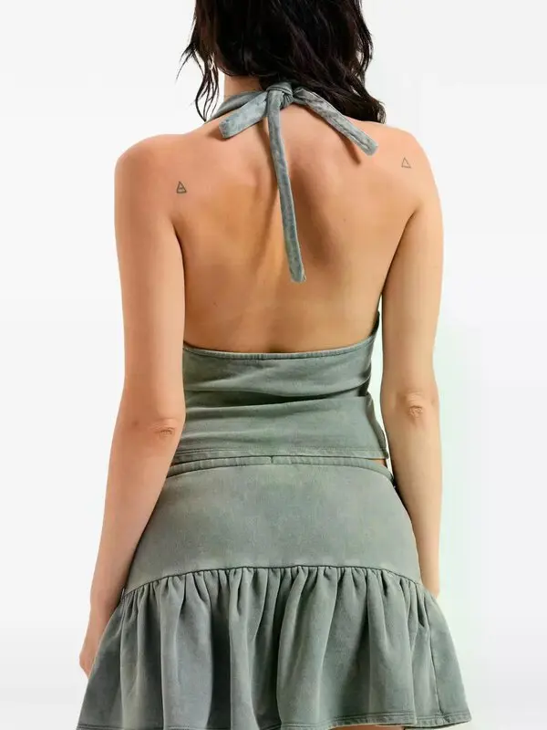 Juicy Couture Washed Halterneck Top