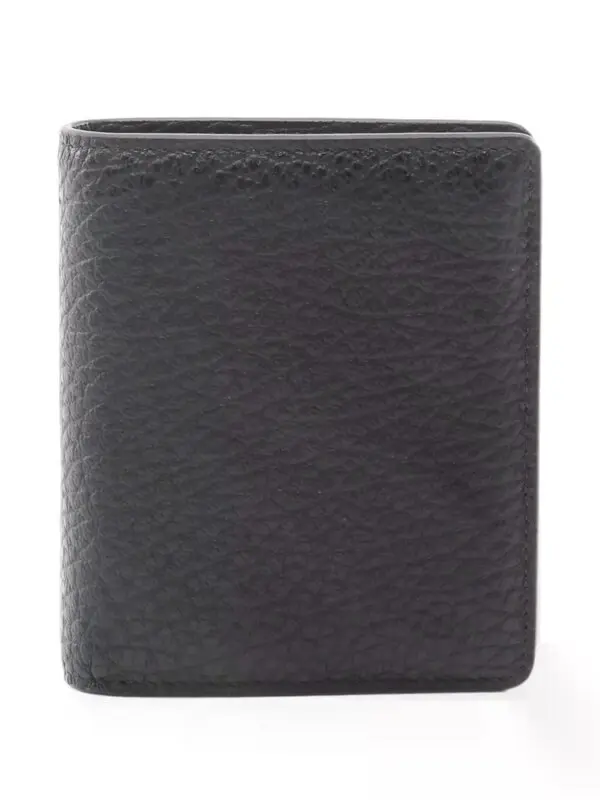 MAISON MARGIELA 2020s Bifold Leather Wallet - Black