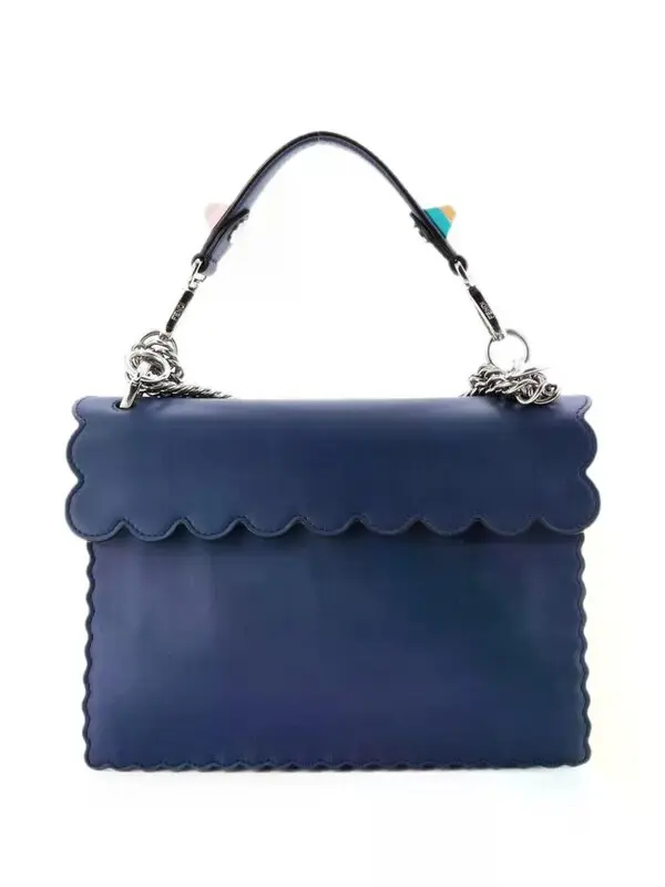 Fendi Kan I Leather Medium Shoulder Bag