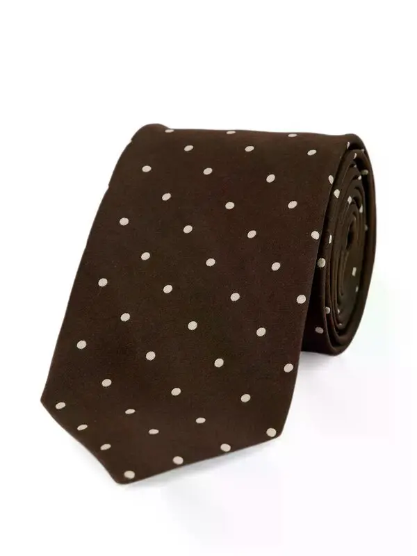 TOM FORD Polka-dot Silk Neck Tie