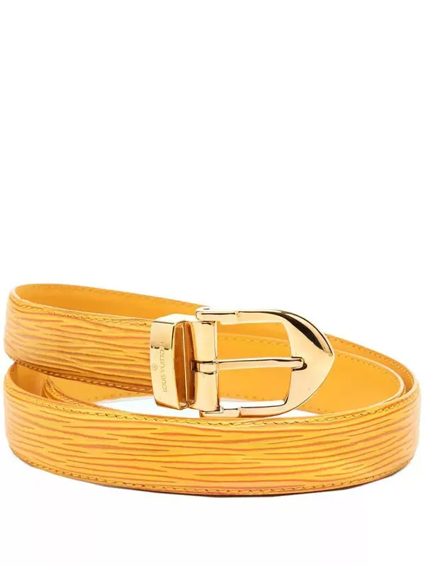 LOUIS VUITTON Epi Leather Belt - Yellow