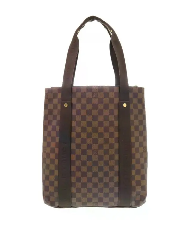 LOUIS VUITTON Damier Ebene Cabas Beaubourg Tote Bag - Brown