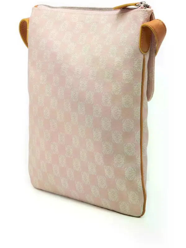 Loewe Anagram Canvas Crossbody Bag - Pink