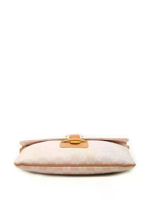 Loewe Anagram Canvas Crossbody Bag - Pink