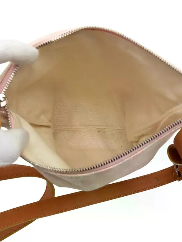 Loewe Anagram Canvas Crossbody Bag - Pink