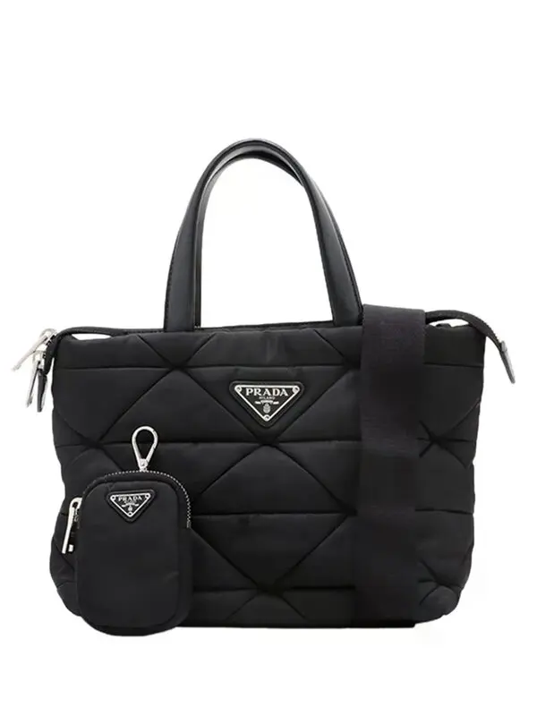 Prada Quilted Re-nylon Padded Satchel