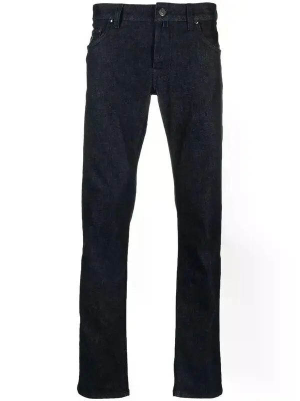 Jacob Cohen Embroidered Logo Straight-leg Jeans