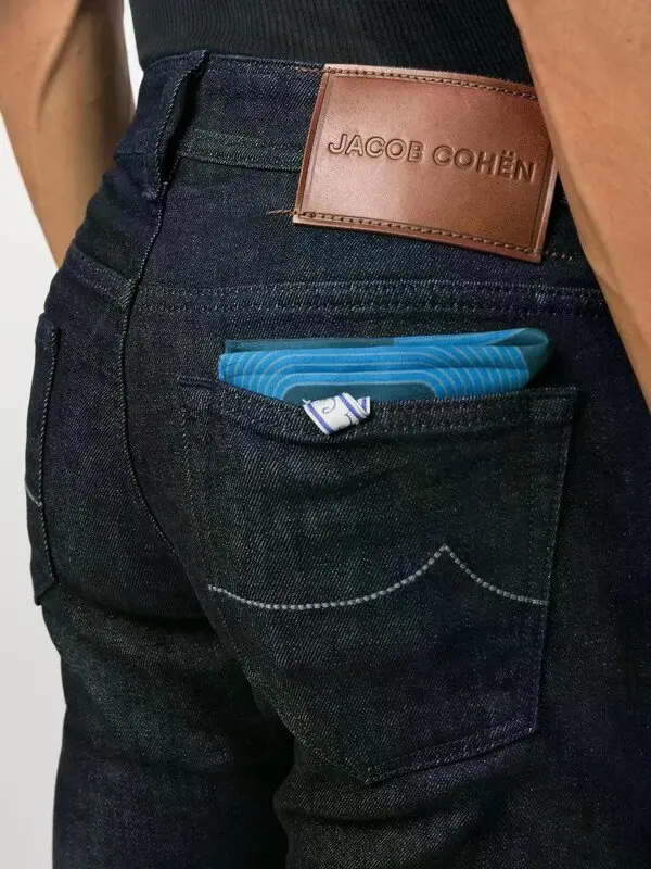 Jacob Cohen Embroidered Logo Straight-leg Jeans