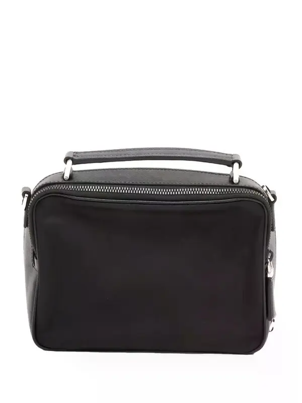 Prada Saffiano Trimmed Re Nylon Brique Satchel