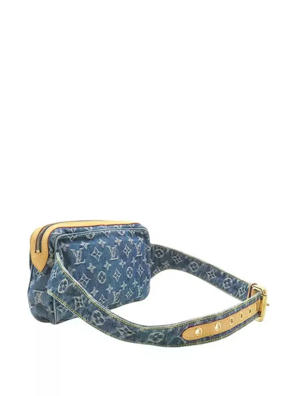 LOUIS VUITTON Monogram Denim Bum Bag Belt Bag - Blue