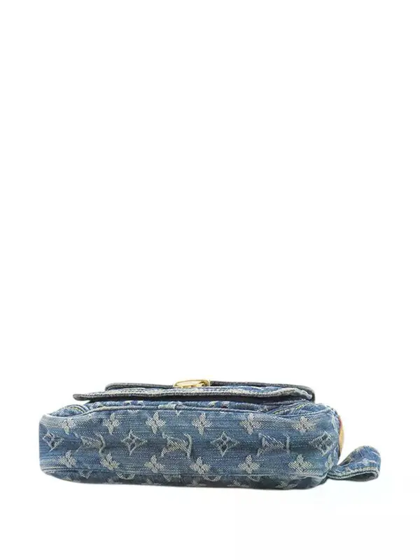 LOUIS VUITTON Monogram Denim Bum Bag Belt Bag - Blue