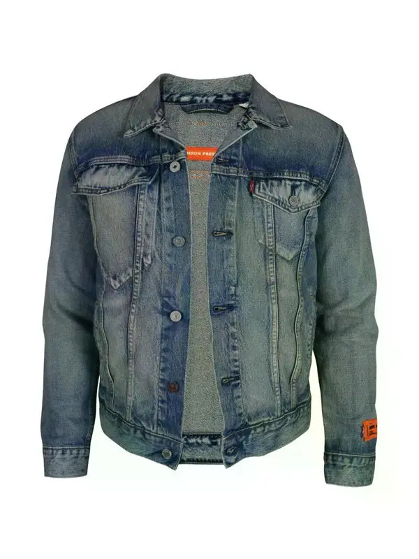 Heron Preston Faded Denim Jacket