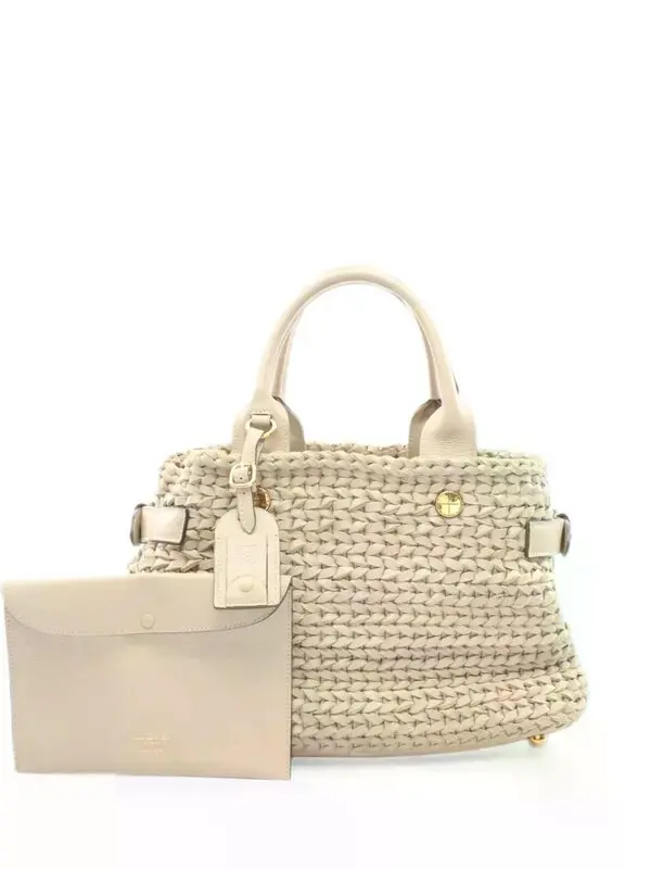 Loewe 2000s Braided Leather Tote Bag