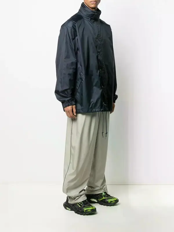 Balenciaga Multi Language Logo Rain Jacket