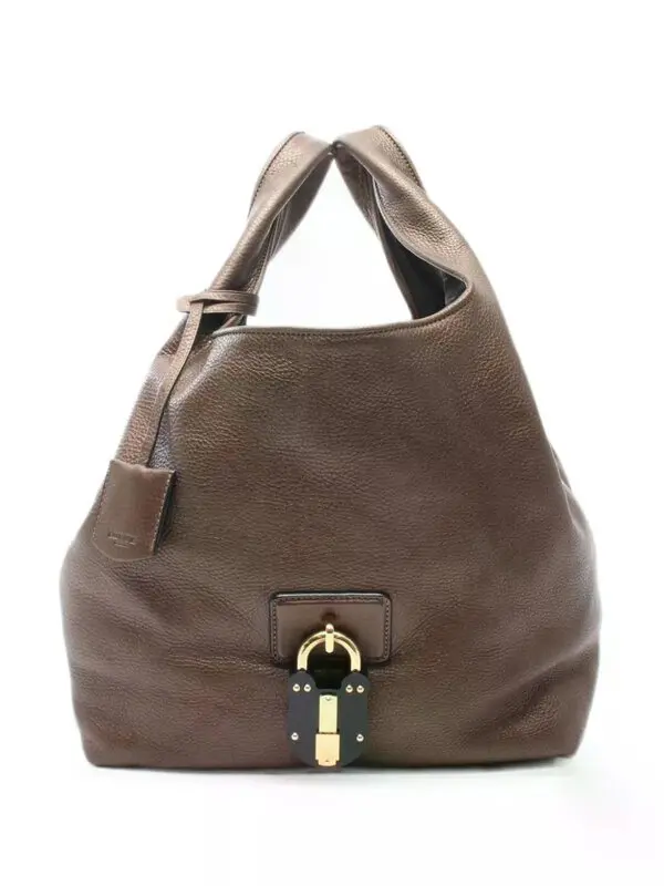 Loewe Grained Leather Calier Tote Bag