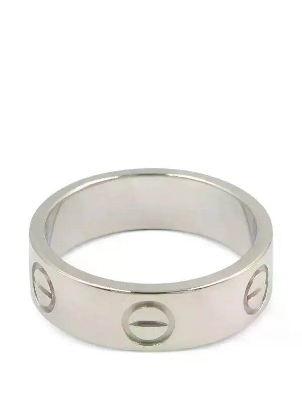 Cartier Love Ring In 18k White Gold - Silver