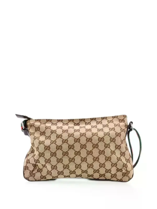 Gucci Gg Canvas Messenger Bag - Brown