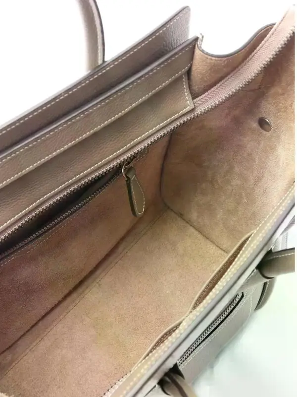Celine Micro Luggage Tote Bag - Grey