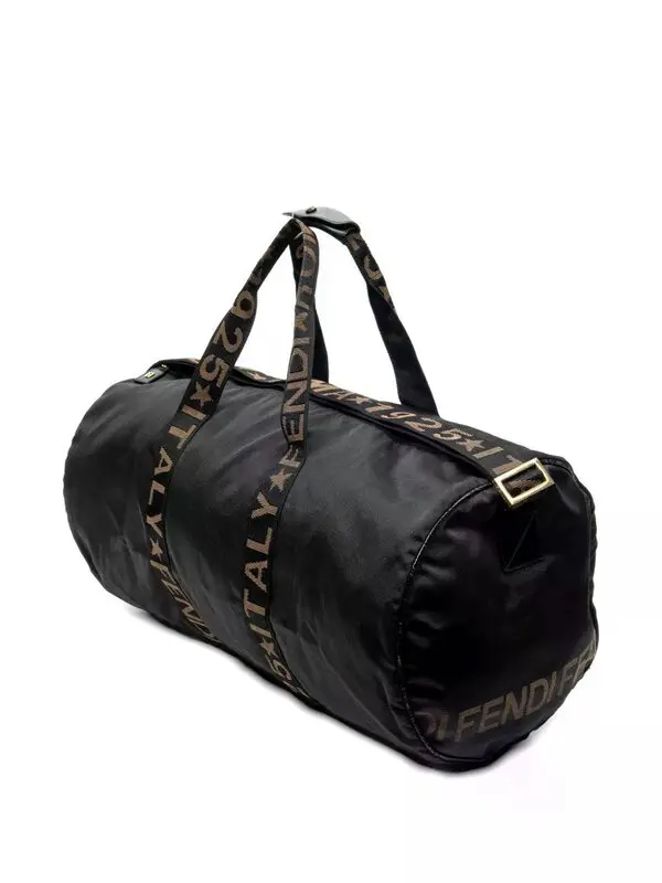 Fendi Logo-tape Duffle Bag