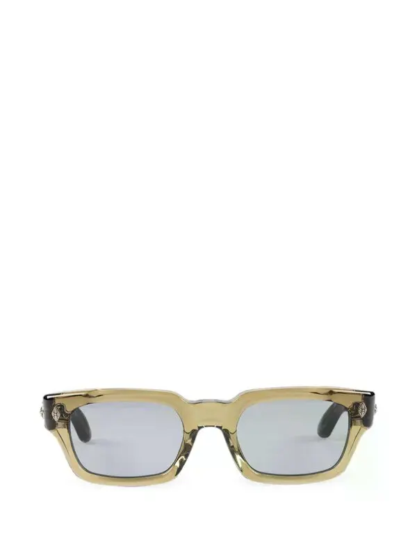 Chrome Hearts Rectangle Frame Sunglasses - Green
