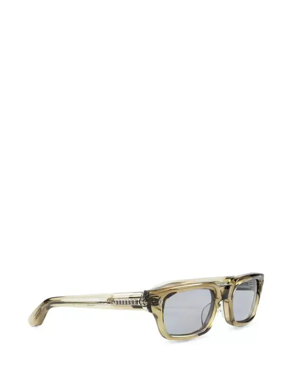 Chrome Hearts Rectangle Frame Sunglasses