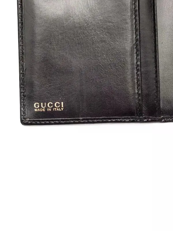 Gucci 2000-2015 Calfskin Horseshoe Wallet Long Wallets