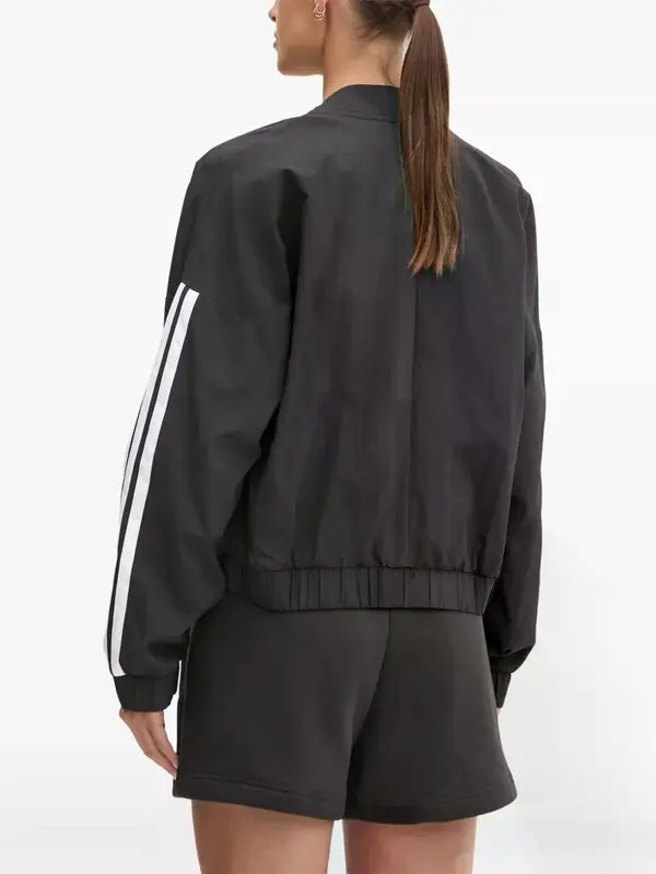Adidas Stripe Logo Zip Jacket