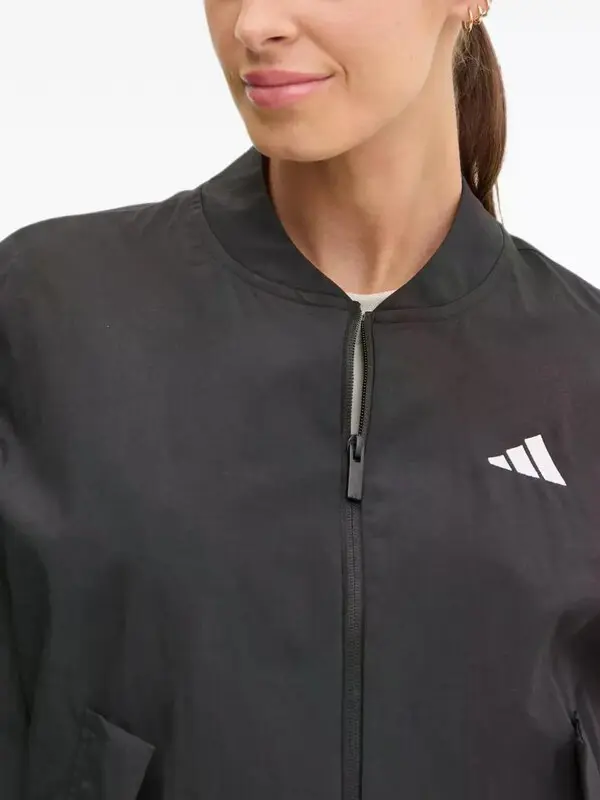 Adidas Stripe Logo Zip Jacket