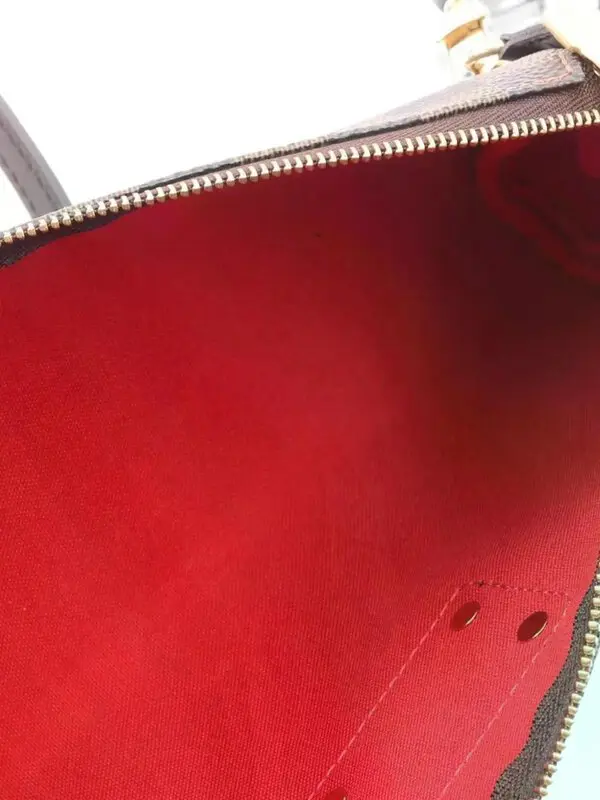 LOUIS VUITTON 2008 Eva Damier Ebene Shoulder Bag