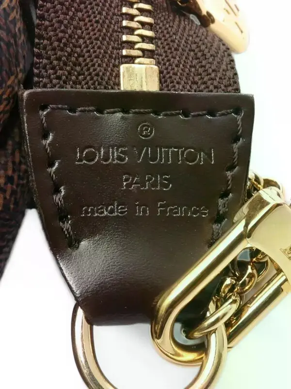 LOUIS VUITTON 2008 Eva Damier Ebene Shoulder Bag