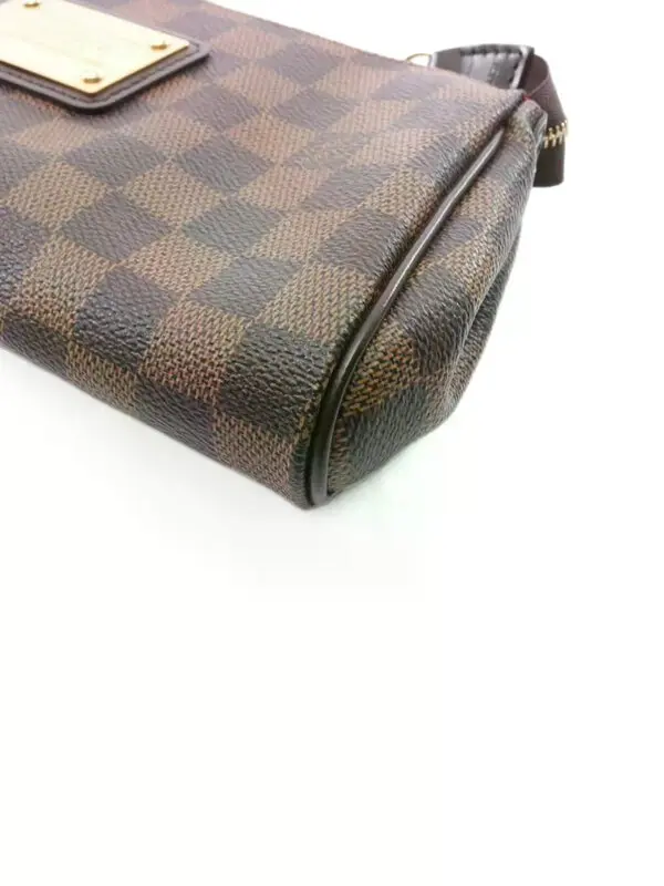 LOUIS VUITTON 2008 Eva Damier Ebene Shoulder Bag