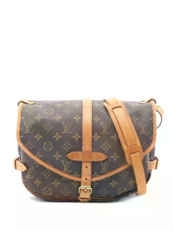 LOUIS VUITTON Monogram Canvas Saumur 30 Shoulder Bag - Brown
