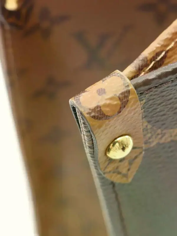 LOUIS VUITTON Monogram Canvas On-the-go Mm Tote Bag - Brown